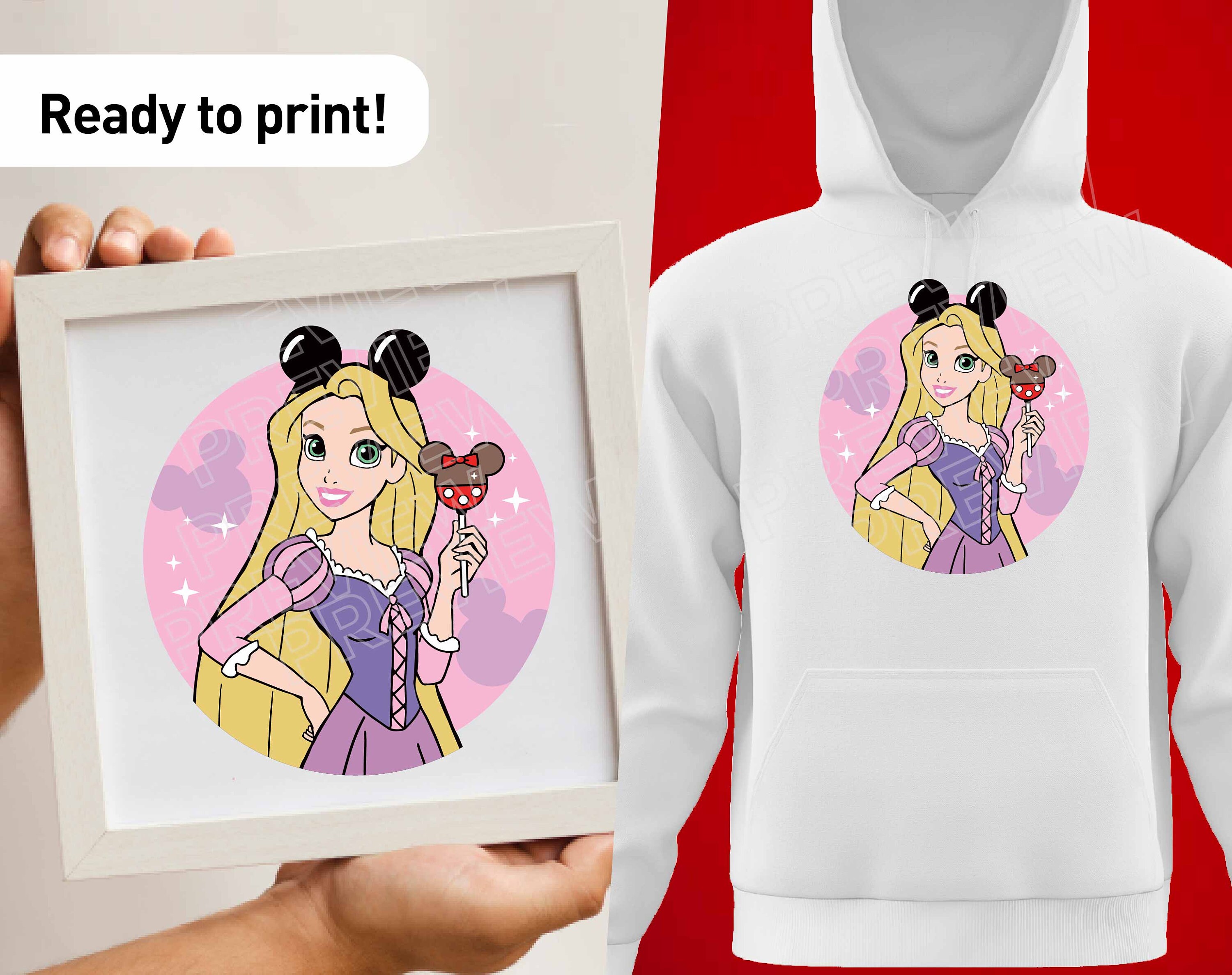 Rapunzel SVG Tangled Snacks Png Clipart Cut File Layered by - Etsy