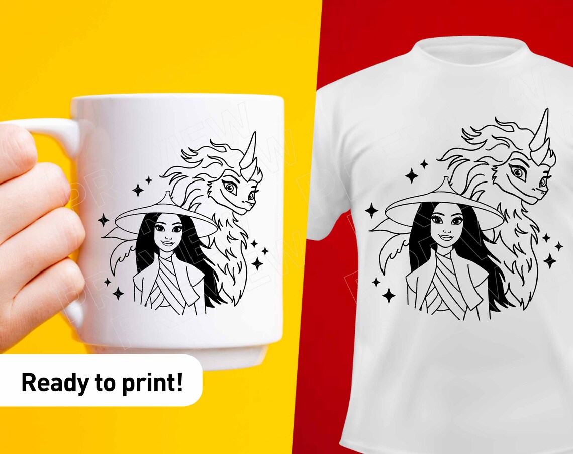 Raya Sisu SVG Raya and the Last Dragon Clipart Png Cut File - Etsy