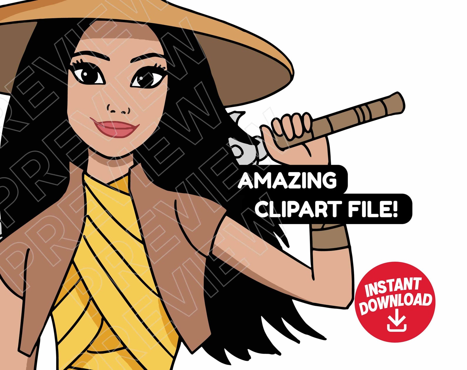 RAYA and the last dragon svg Raya svg disney princess svg | Etsy