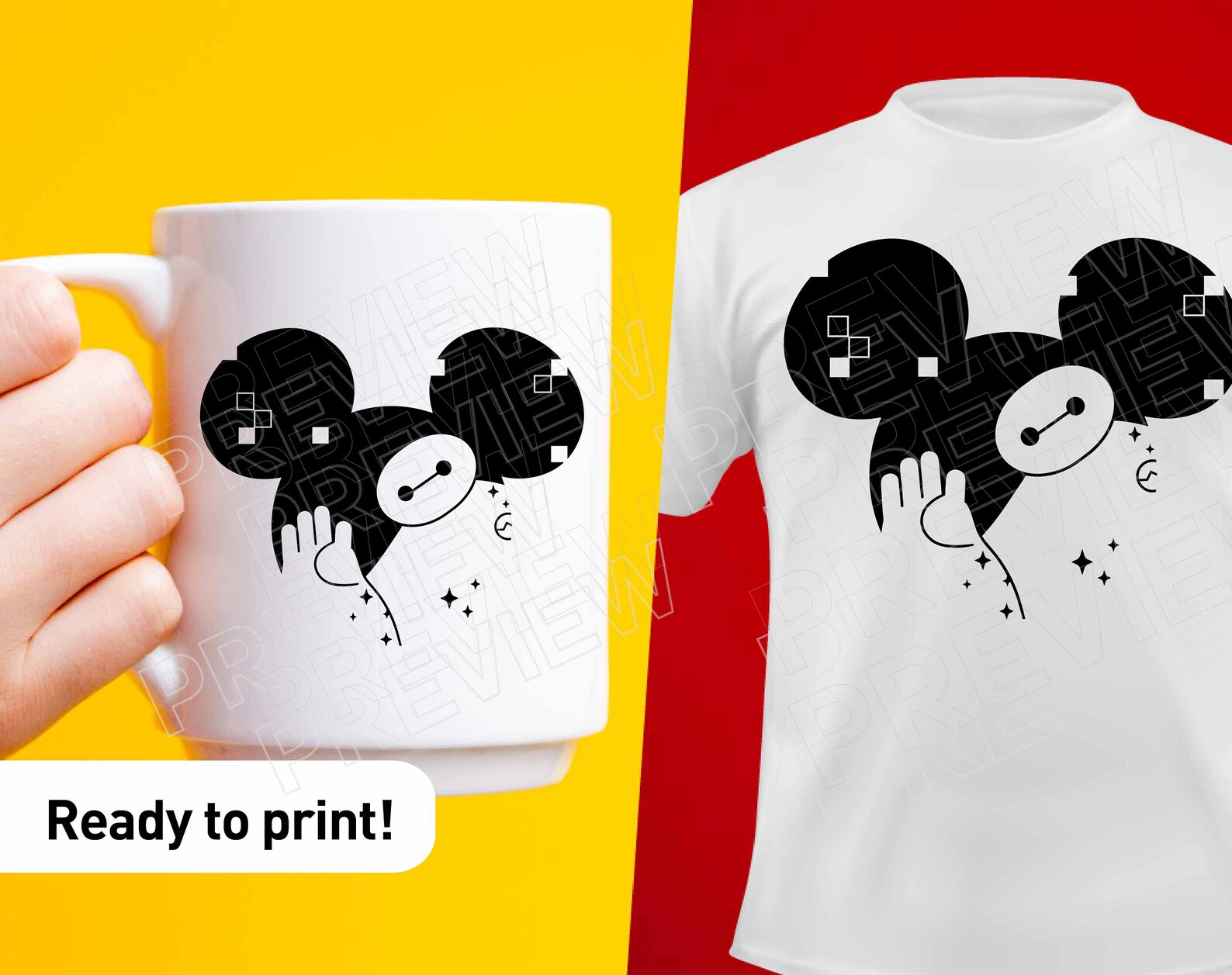 Baymax SVG Big Hero 6 Png Clipart Cut File Outline - Etsy