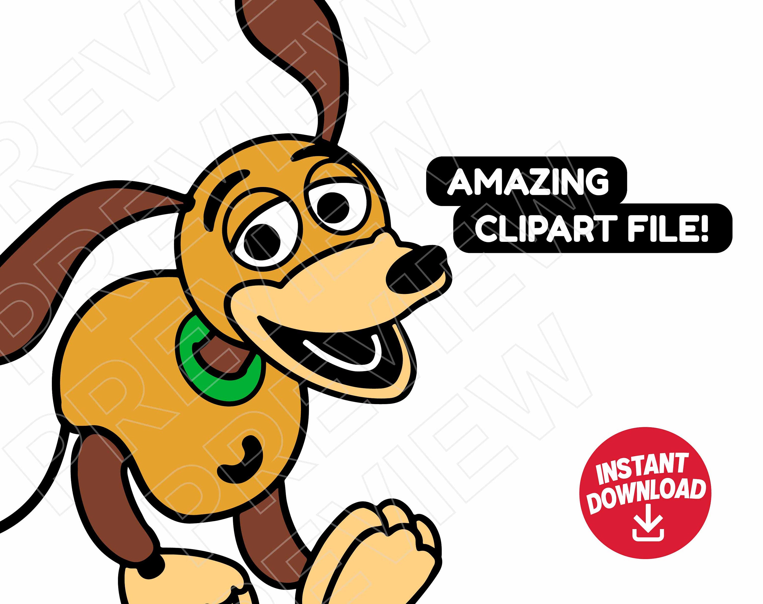 Toy Story SVG Slinky Dog Color Cut File Layered by Color - Etsy Australia