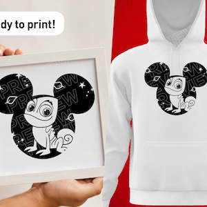 Tangled SVG Pascal Dxf Clipart Png Rapunzel, Cut File Outline ...