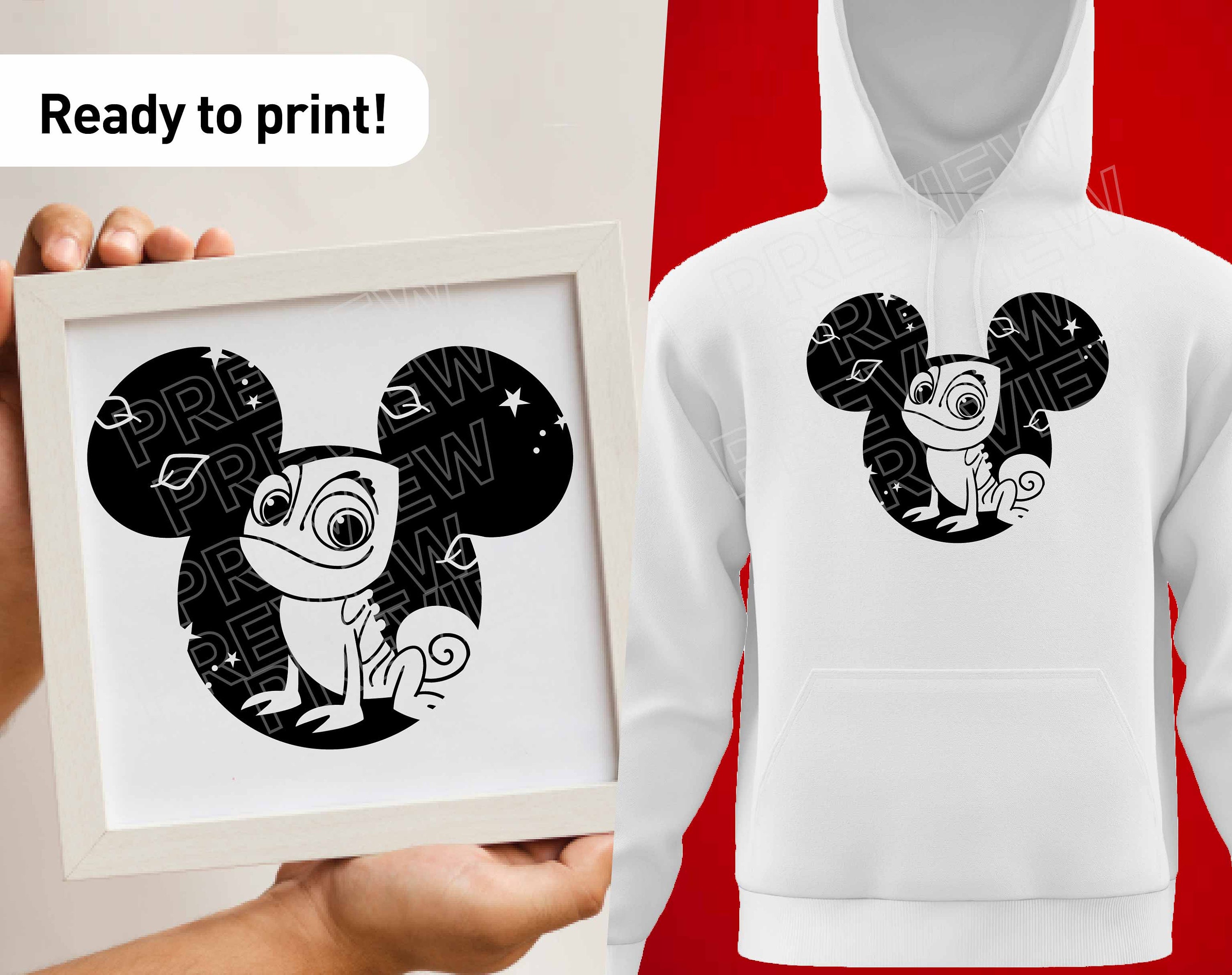 Tangled SVG Pascal Dxf Clipart Png Rapunzel Cut File Outline - Etsy