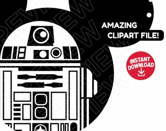 R2d2 Head Outline Clipart