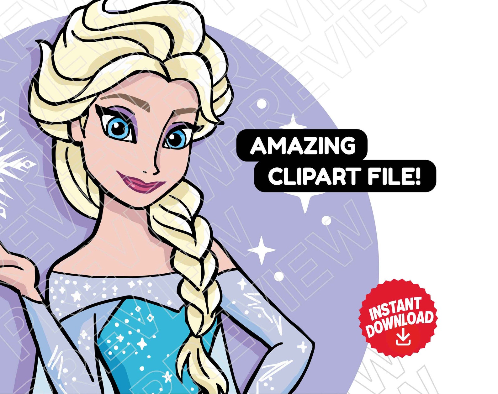 Frozen SVG Elsa Clipart Vector File Disney SVG Png Disney | Etsy