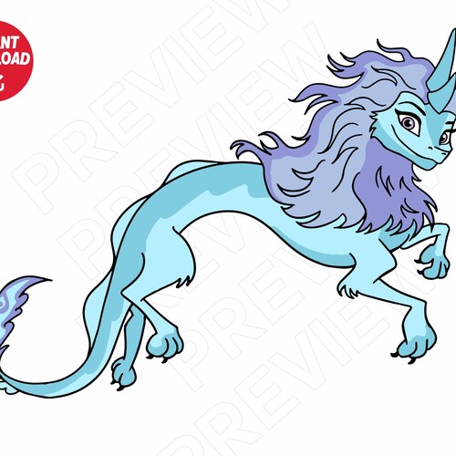 Sisu SVG Raya and the Last Dragon Png Clipart Cut File - Etsy