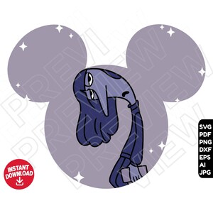 Inside Out 2 SVG ennui ears head dxf png clipart , cut file layered by ...
