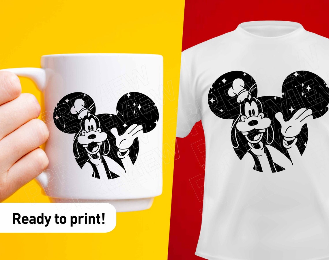 Goofy Ears SVG Png Disneyland Ears Svg Cricut Cut File | Etsy