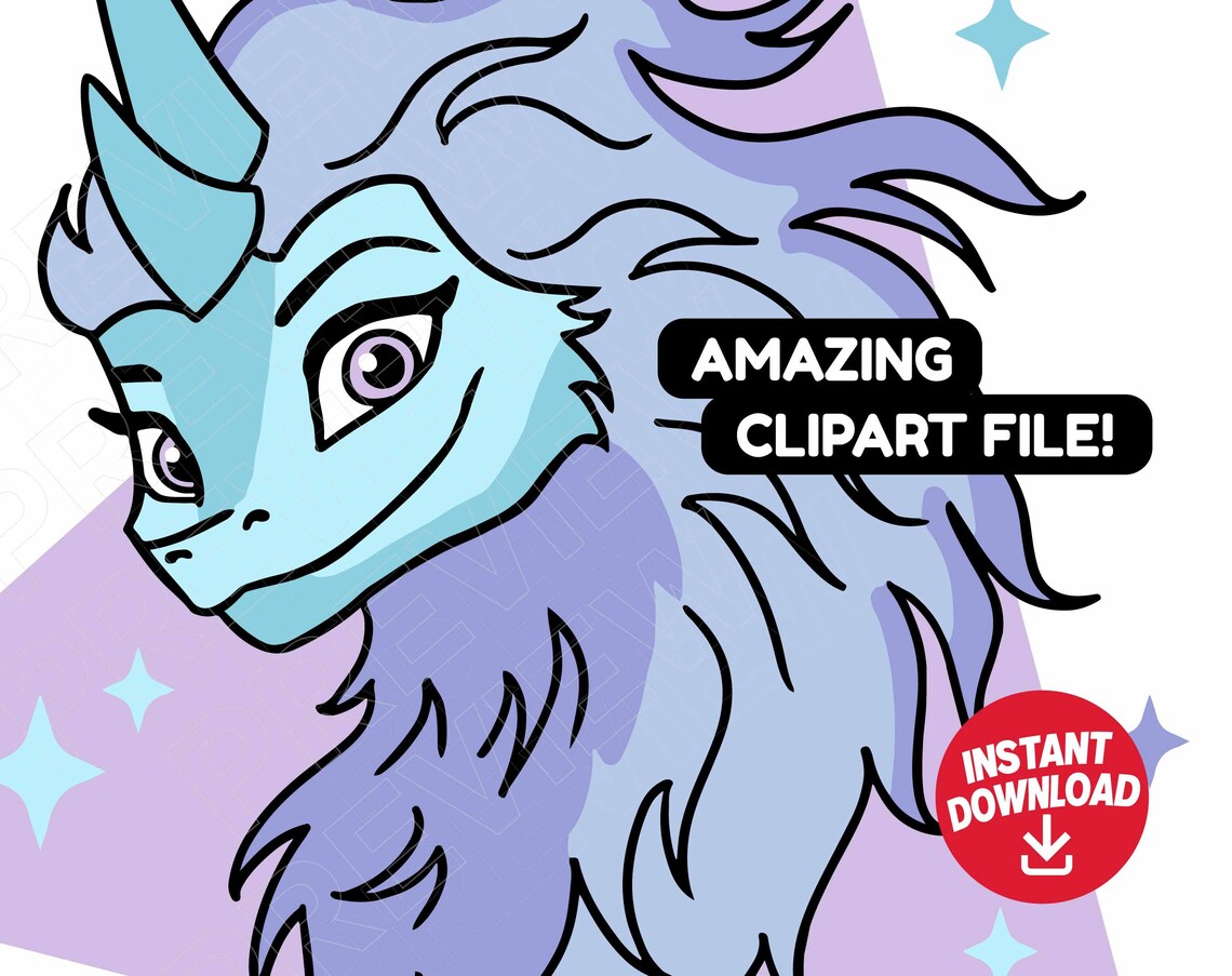 Sisu SVG Raya and the last dragon png clipart cut file - Etsy México