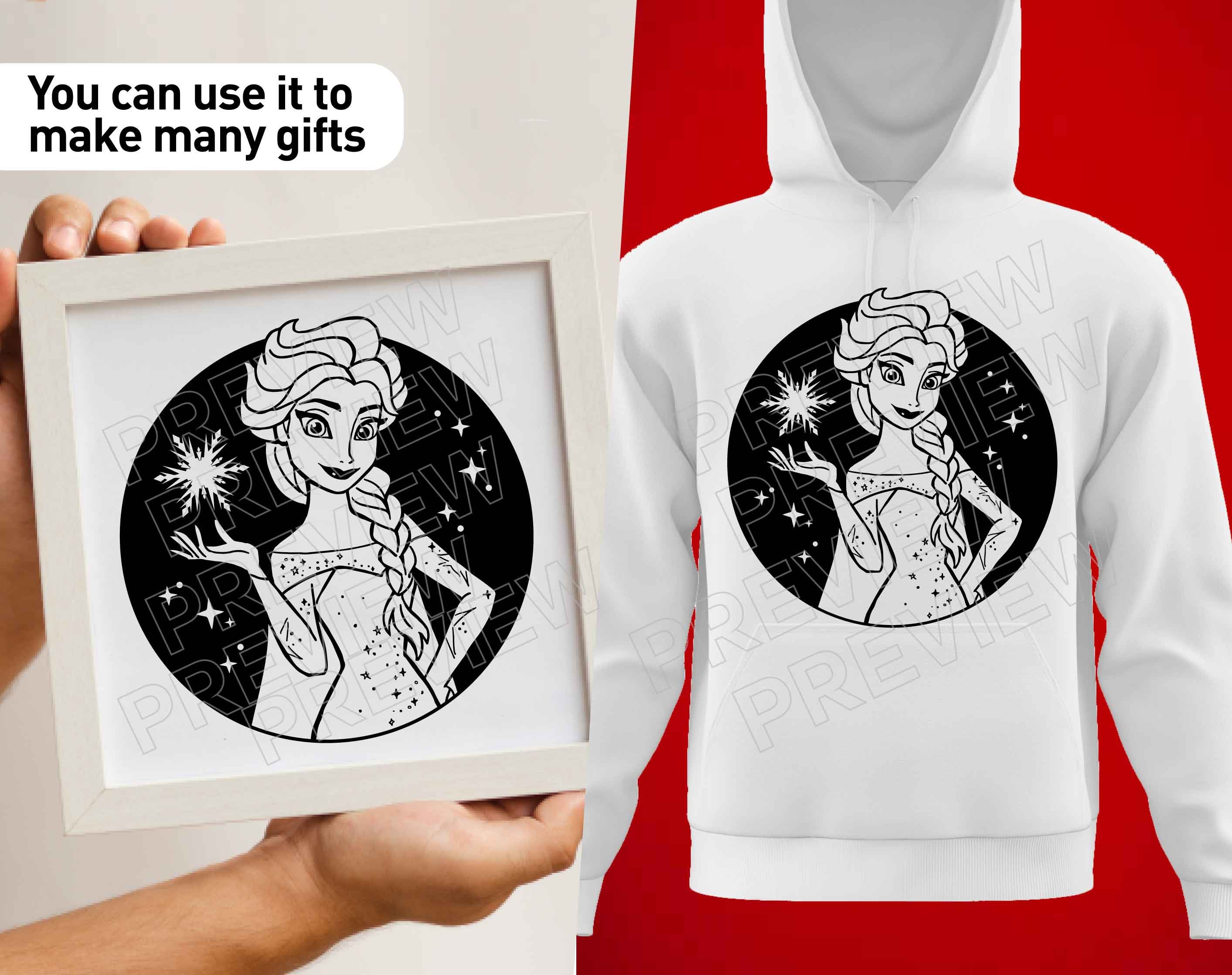 Elsa Frozen SVG Vector Cut File Clipart Disney Svg Frozen 2 | Etsy
