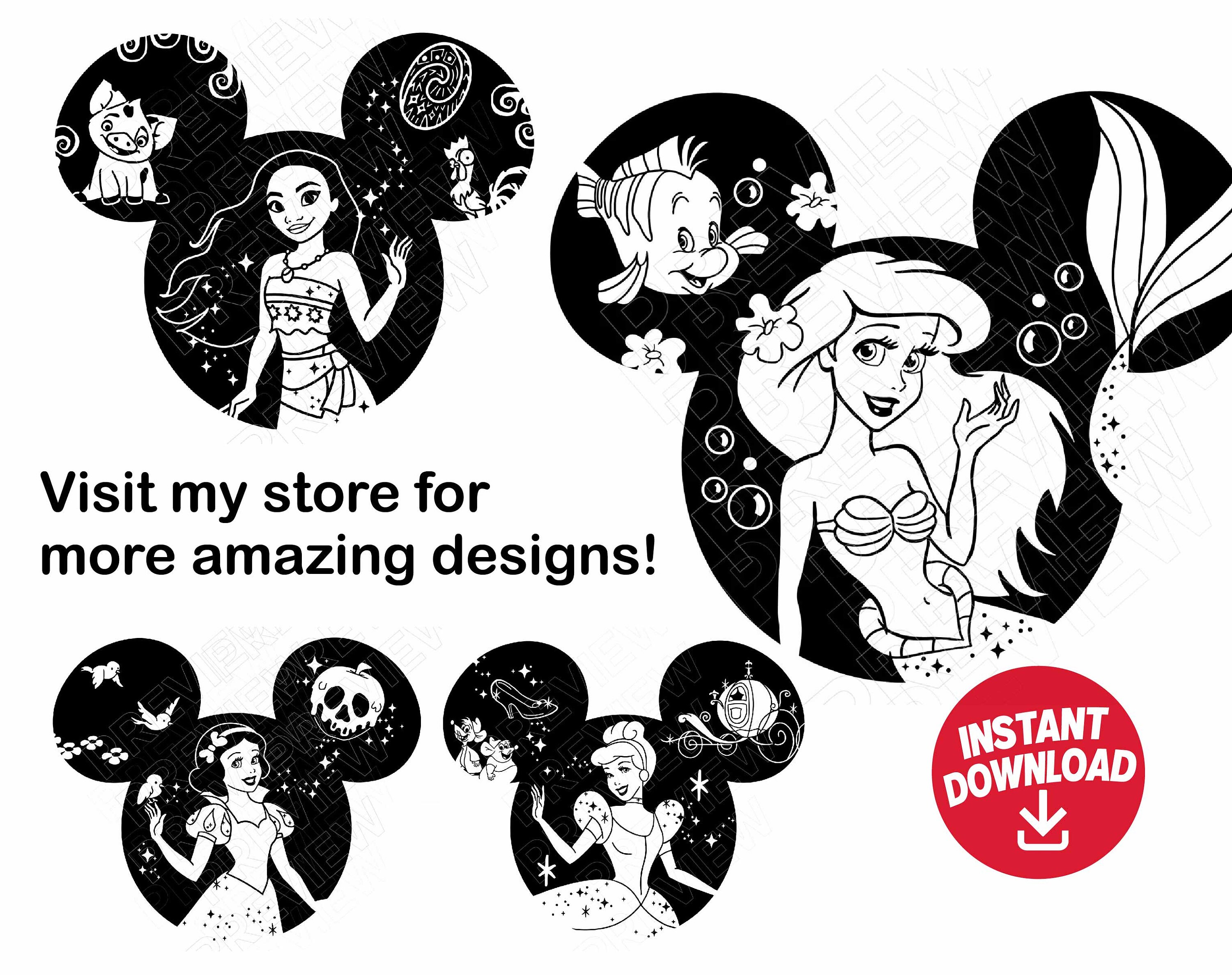 Turning Red SVG Mei Lee Disneyland Ears Clipart Cut File - Etsy