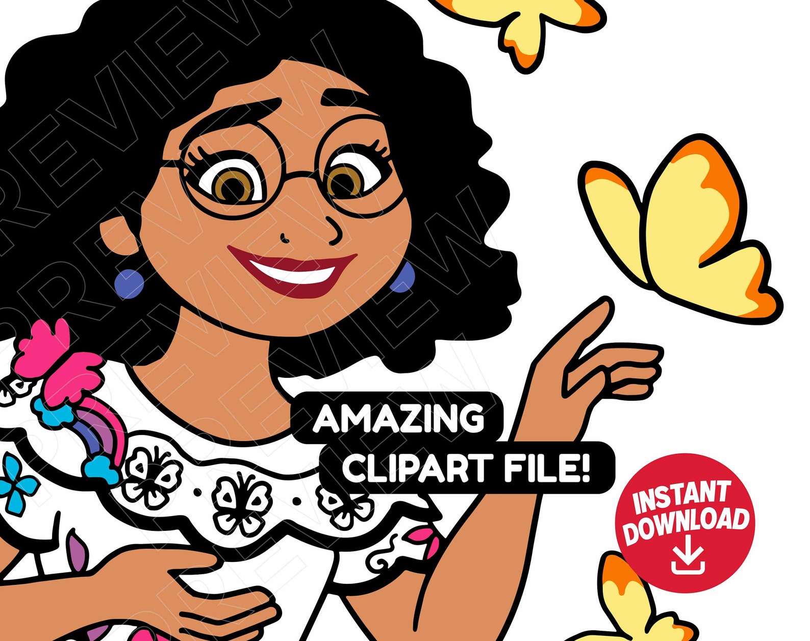 Encanto SVG Mirabel Madrigal svg png clipart cricut cut file - Etsy México