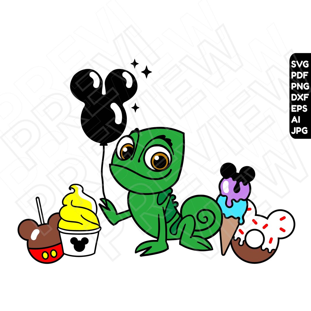 Pascal SVG Tangled Rapunzel Snacks , Png Dxf Clipatr , Cut File Layered ...