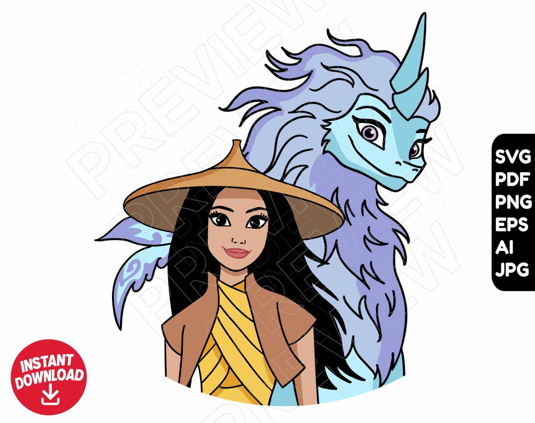 Raya SVG Sisu Svg , Raya and the Last Dragon Png Clipart , Cut File ...