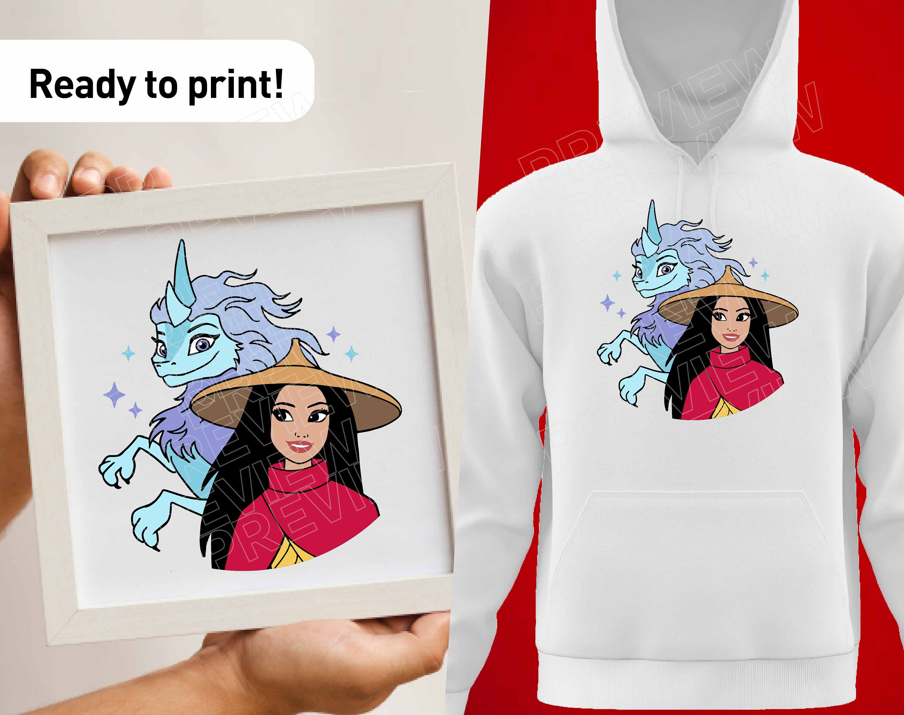 Raya and Sisu SVG Raya and the Last Dragon Svg Png Clipart - Etsy UK