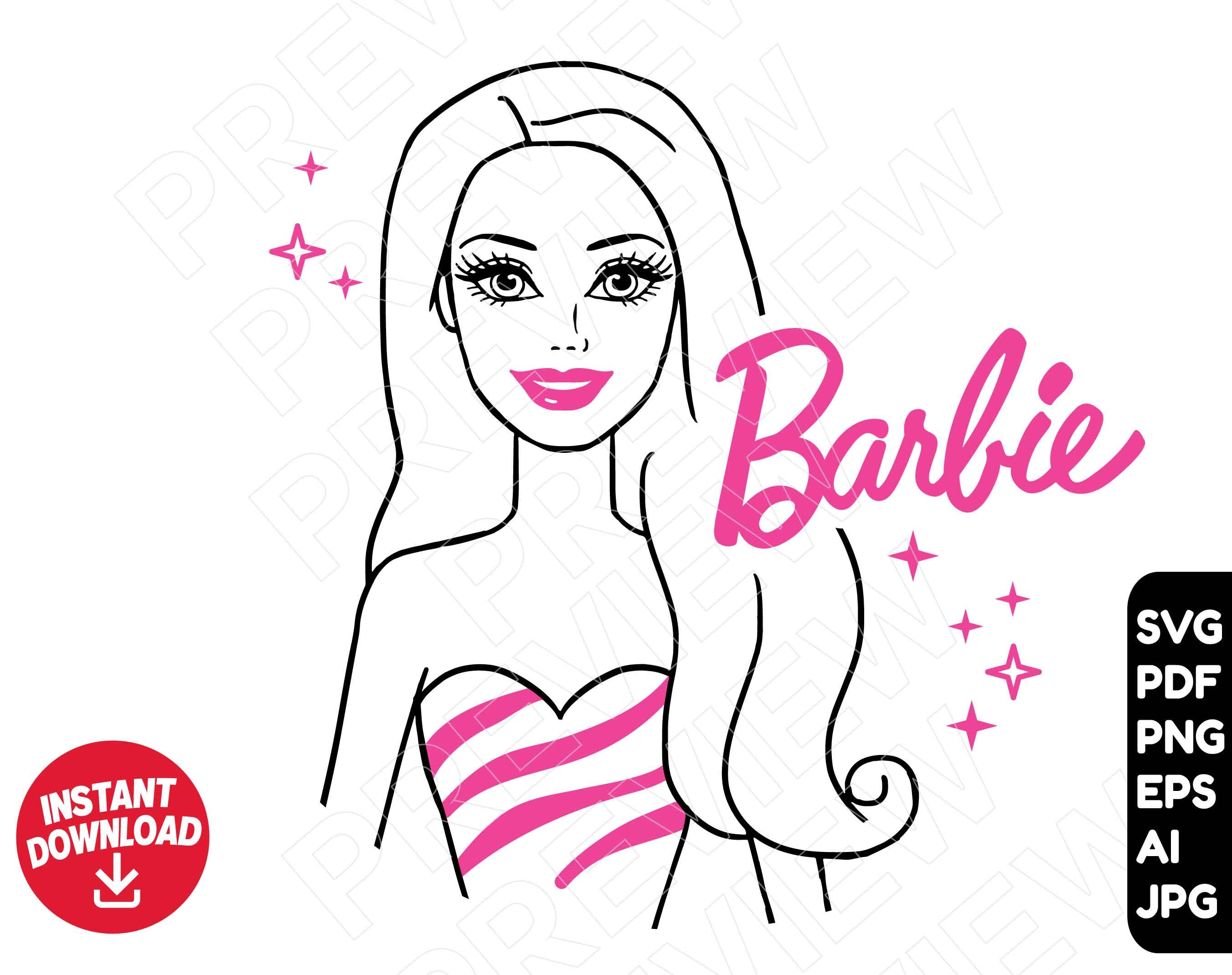 Barbie Mermaid Svg