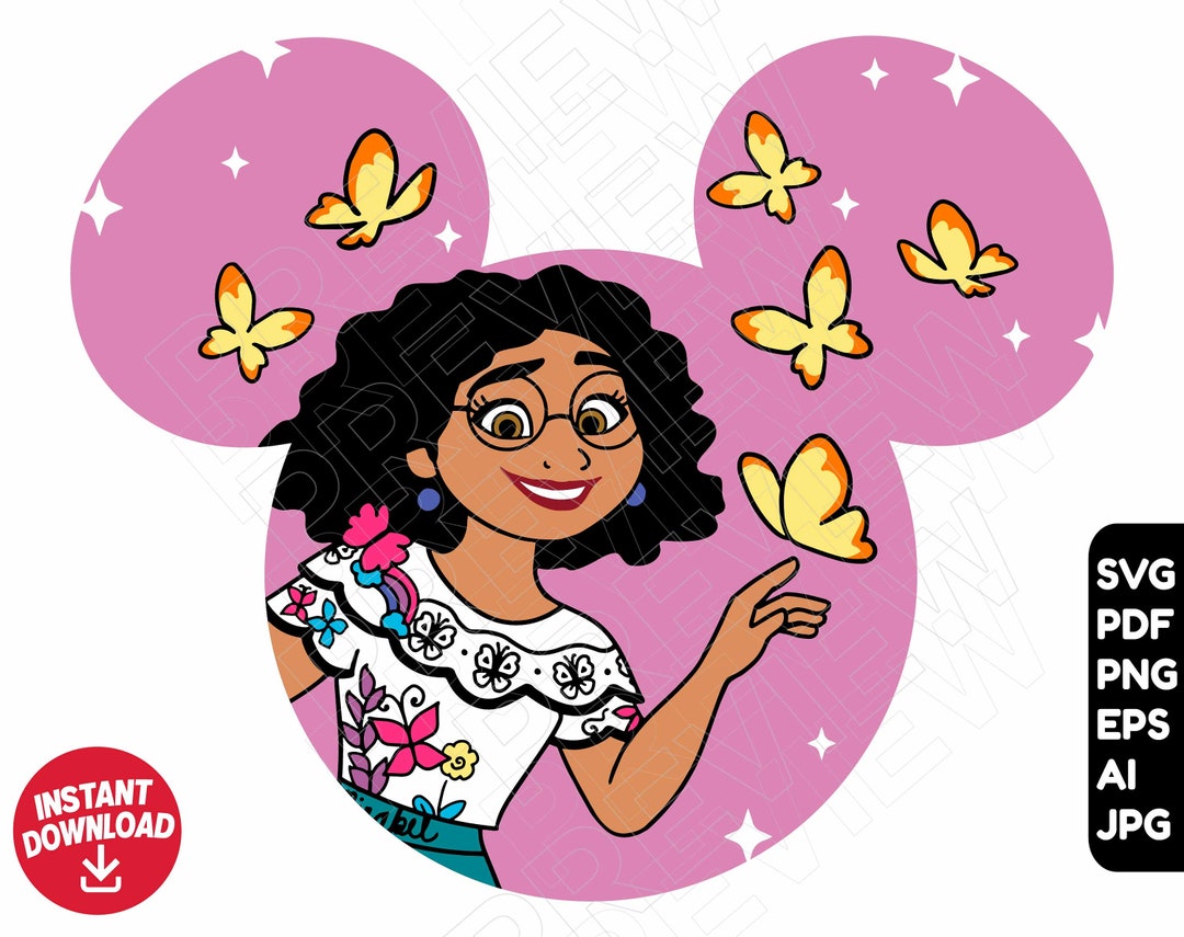Encanto SVG Mirabel Svg Png Clipart Cricut , Cut File Layered by Color ...