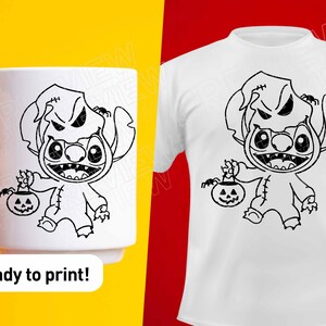 Stitch Halloween SVG Oogie Boogie Dxf Png Clipart , the Nightmare ...