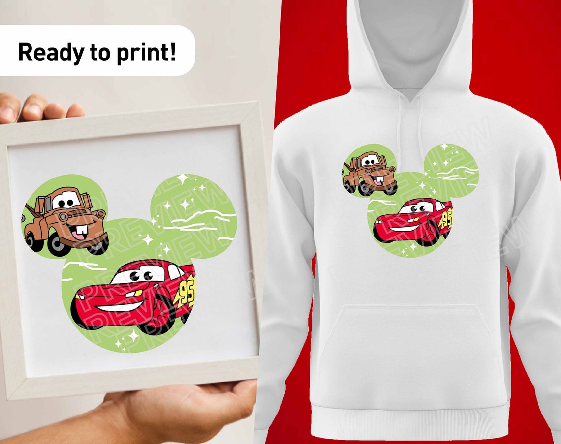 Cars Ears Svg Lightning Mcqueen Tow Mater Cut File Layered - Etsy