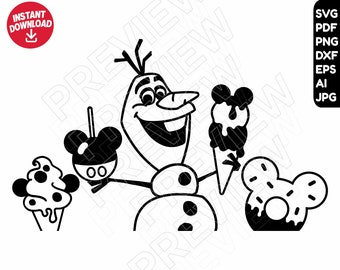 Olaf Svg Bundle, Frozen Svg, Christmas Svg, Olaf Svg, Olaf Svg Layered ...