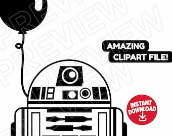 R2d2 Head Outline Clipart
