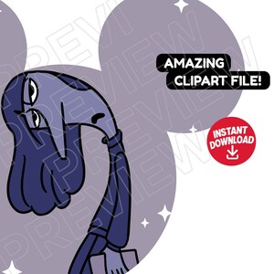 Inside Out 2 SVG ennui ears head dxf png clipart , cut file layered by ...