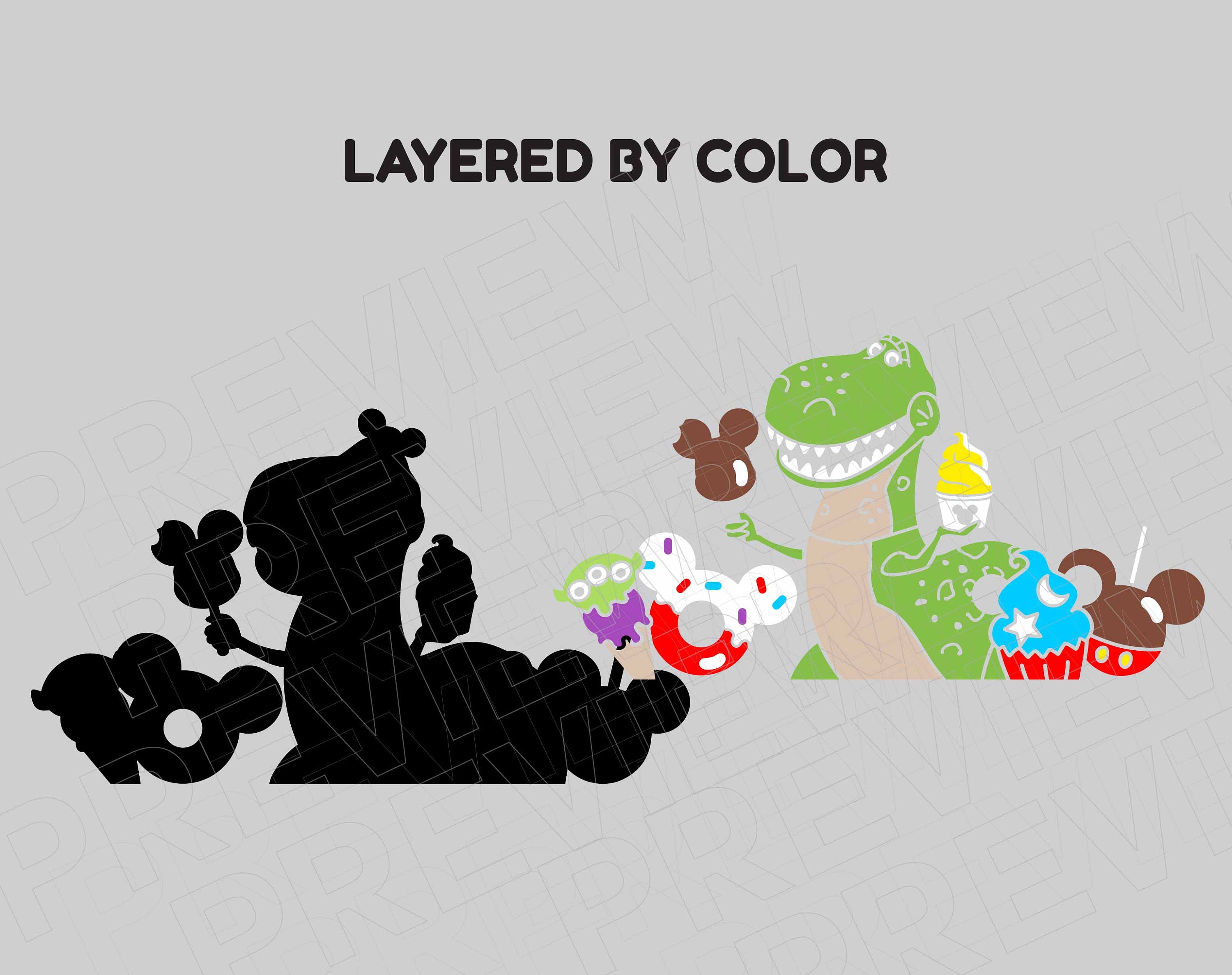 Rex SVG Toy Story Png Dxf Clipart Disneyland Snacks Vacay - Etsy Canada