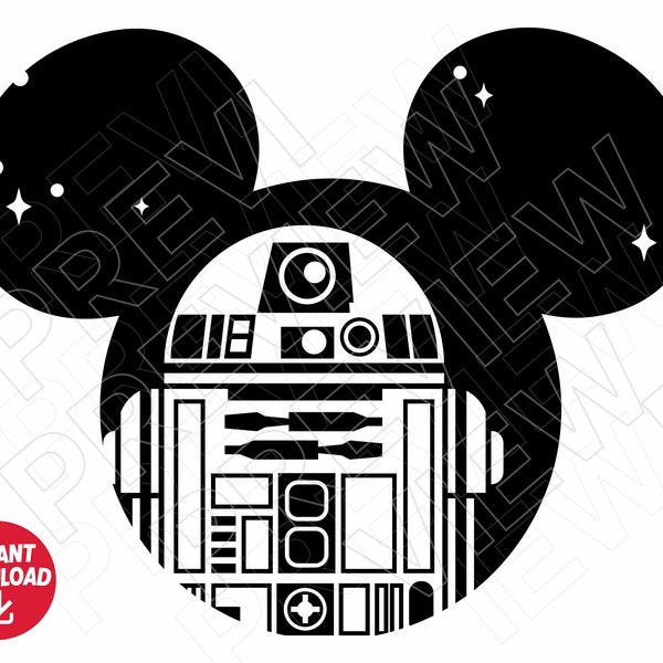 R2d2 Svg - Etsy