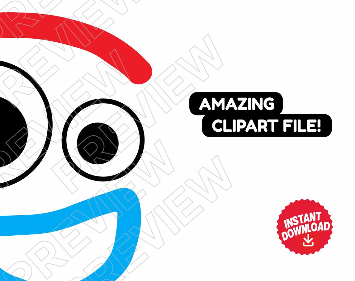 Forky SVG Toy Story Png Clipart Vector Forky Face Cut File - Etsy
