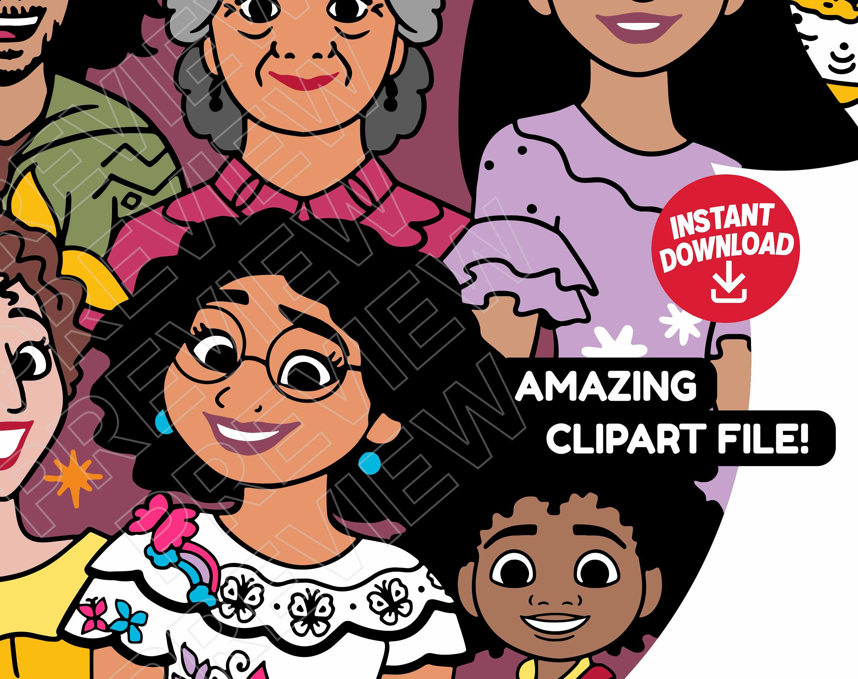 Mexican Family Clipart