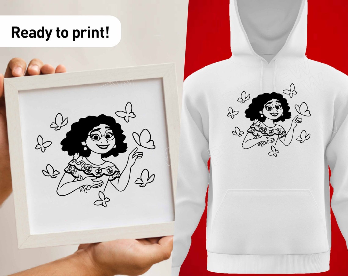 Mirabel Charm SVG Png Clipart Cut File Outline Silhouette - Etsy