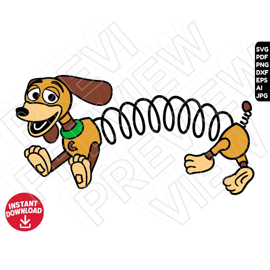 Slinky Dog , Toy Story SVG , Cutest , Cut File Layered by Color - Etsy