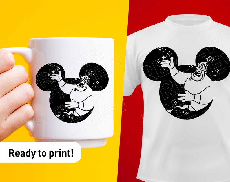 Genie SVG Aladdin Png Clipart Disneyland Ears Svg Cut File - Etsy