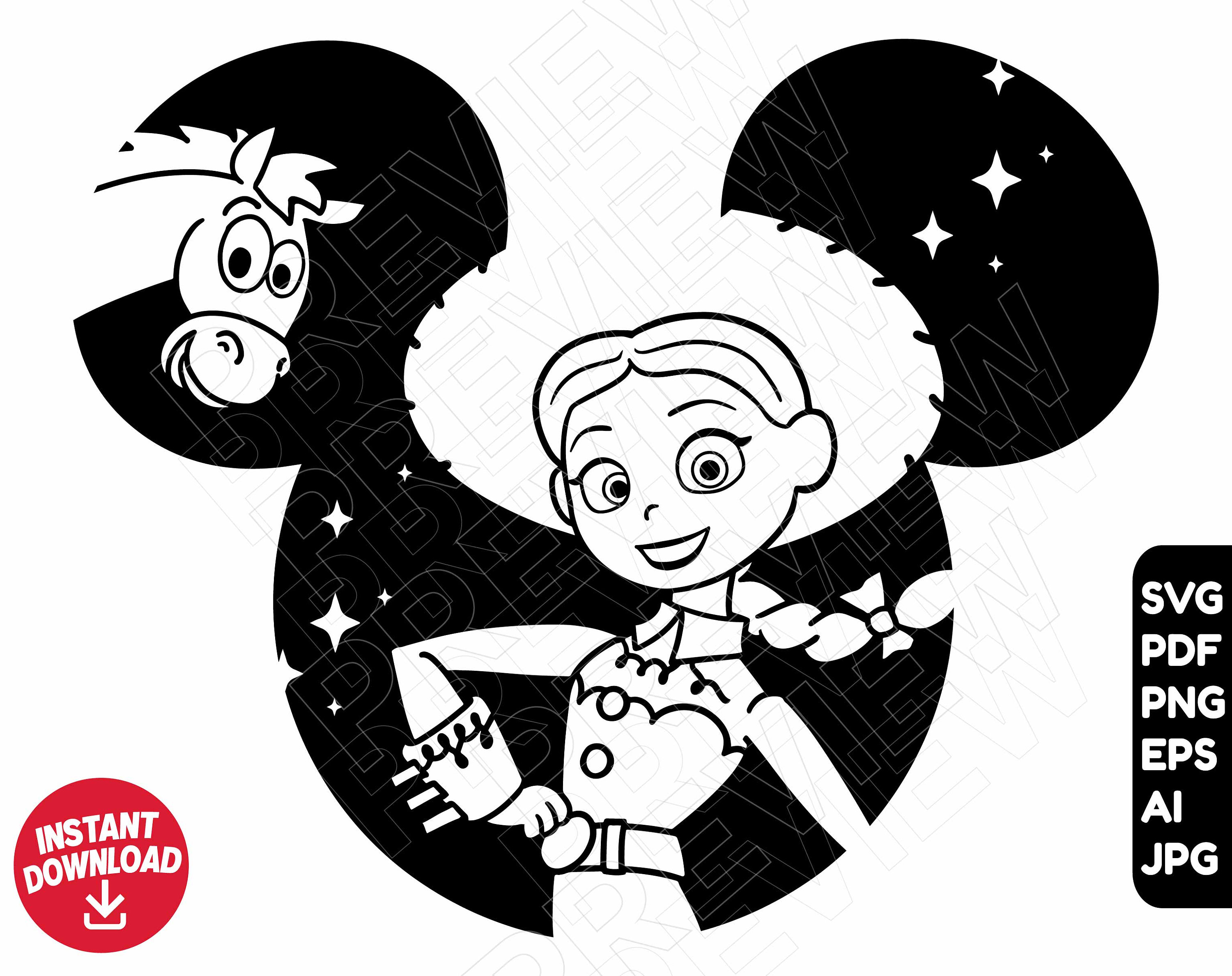 Jessie SVG Png Clipart Toy Story SVG Vacay Mode Cut File | Etsy UK