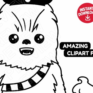 Chewbacca SVG , Disneyland Snacks , Vacay Mode , Star Wars Png Dxf ...