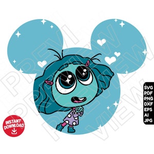 Inside Out 2 envy SVG dxf png clipart , cut file layered by color ...