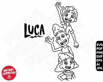 Luca Outline Png - Etsy