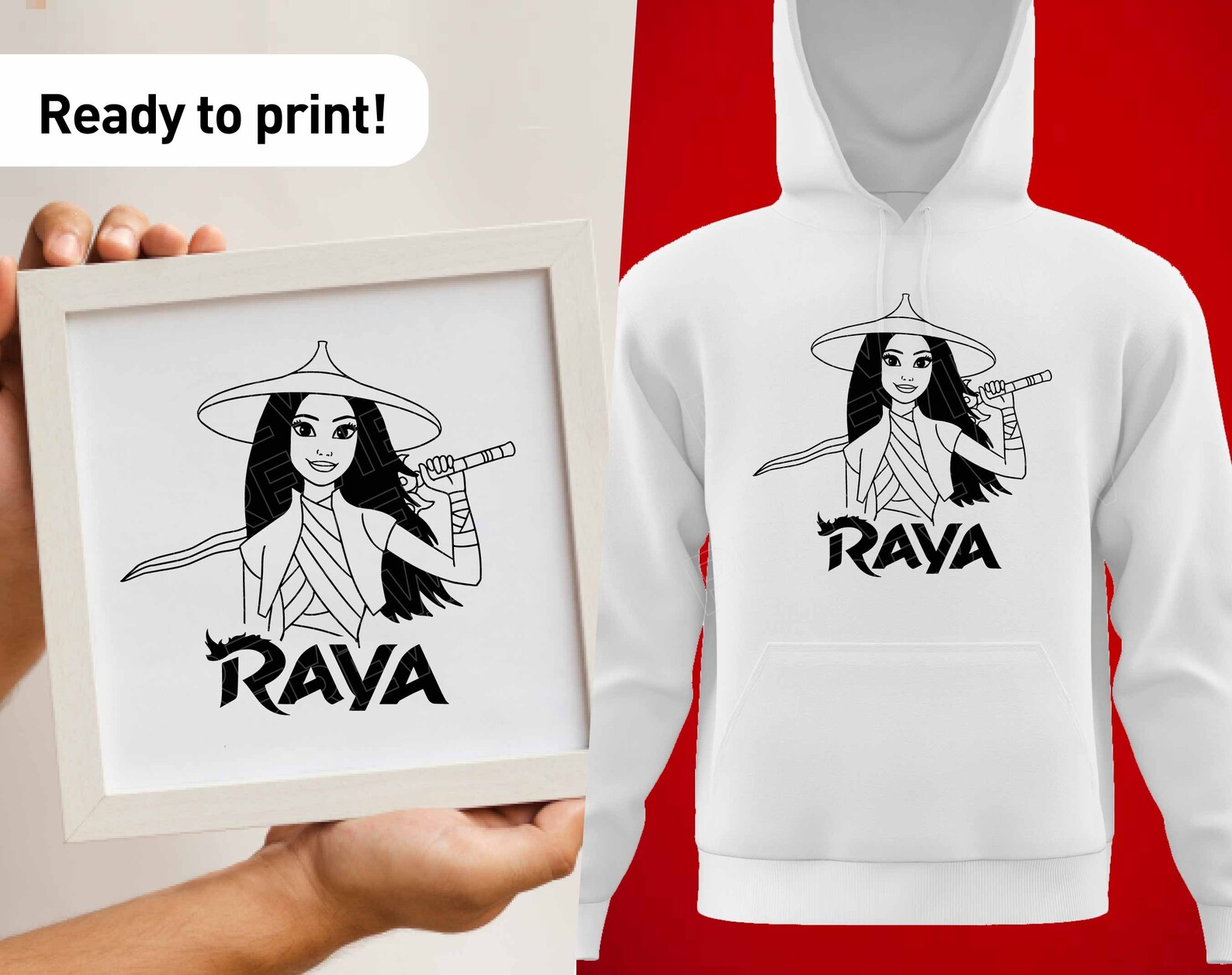 Raya and the Last Dragon SVG Raya Princess Png Clipart Cut - Etsy