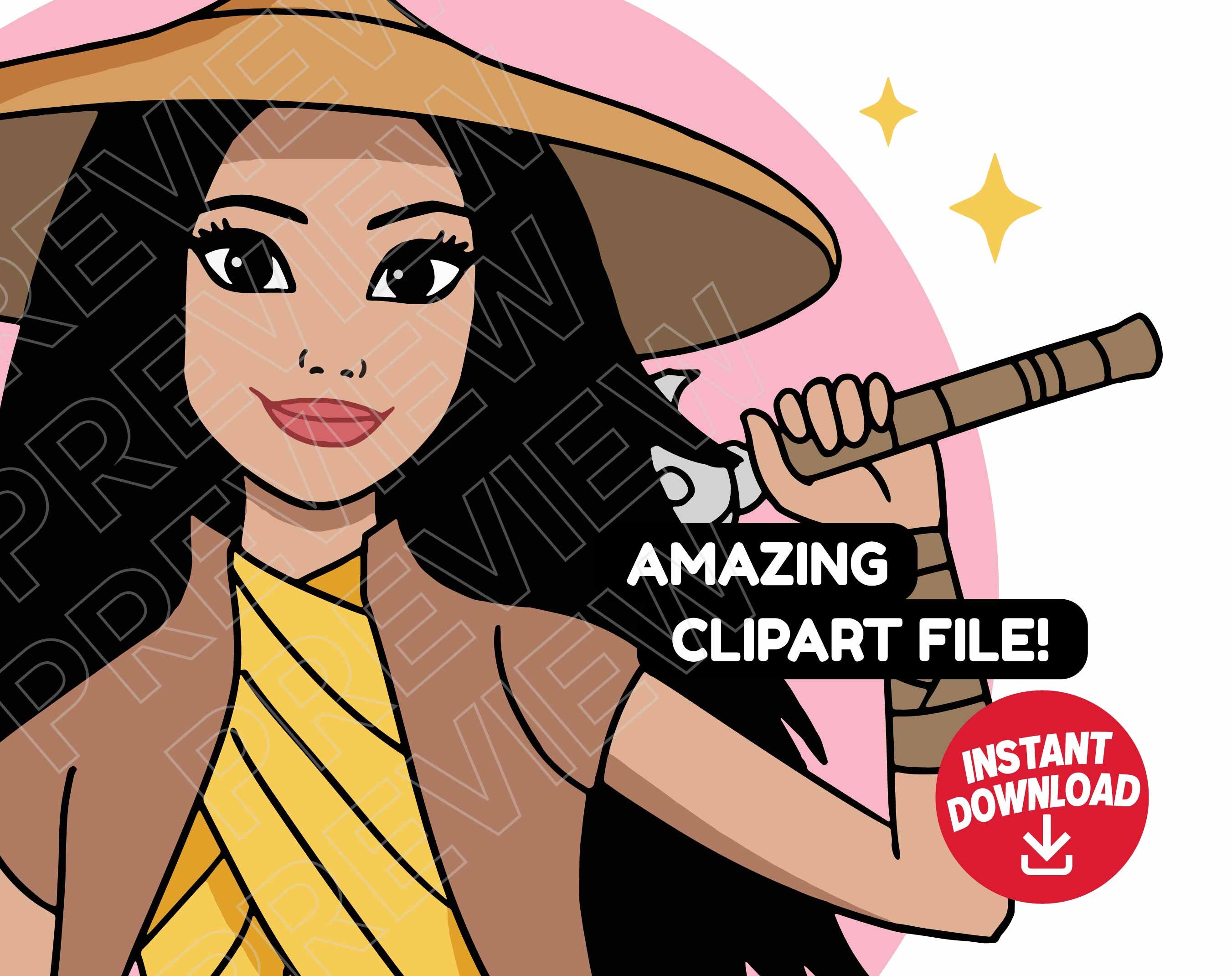 Raya SVG Raya and the last dragon svg disney princess svg | Etsy