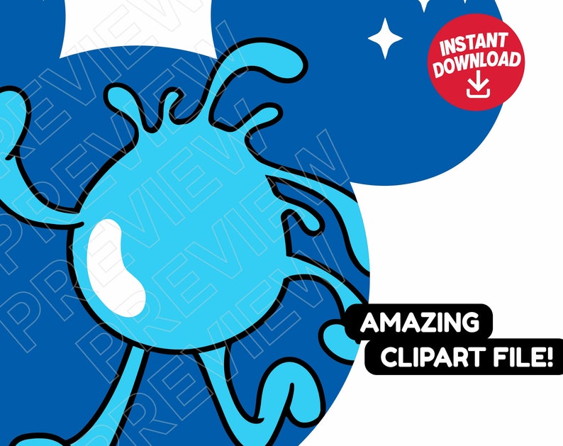 SPLAT SVG Strange World Svg Png Dxf Clipart Cut File Layered - Etsy