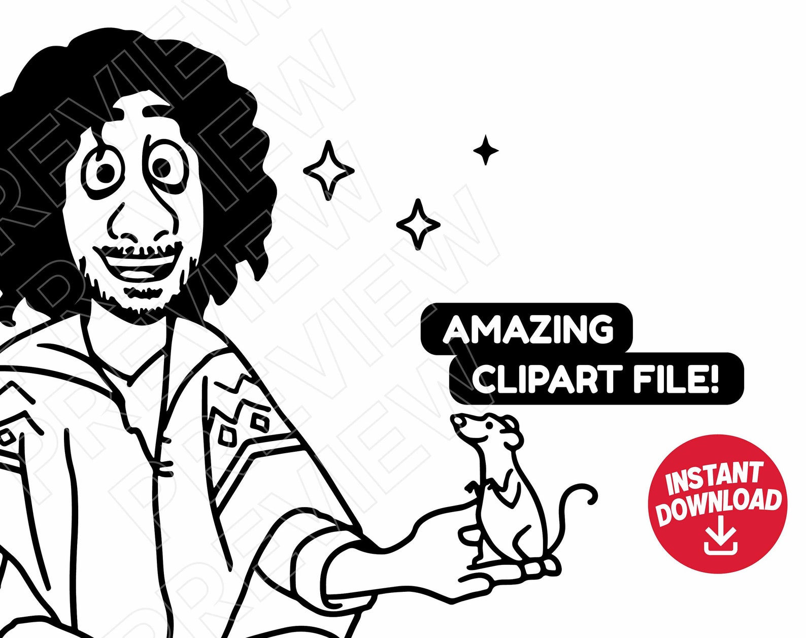 Charm Bruno SVG Clipart Png Clipart Cut File Silhouette - Etsy UK