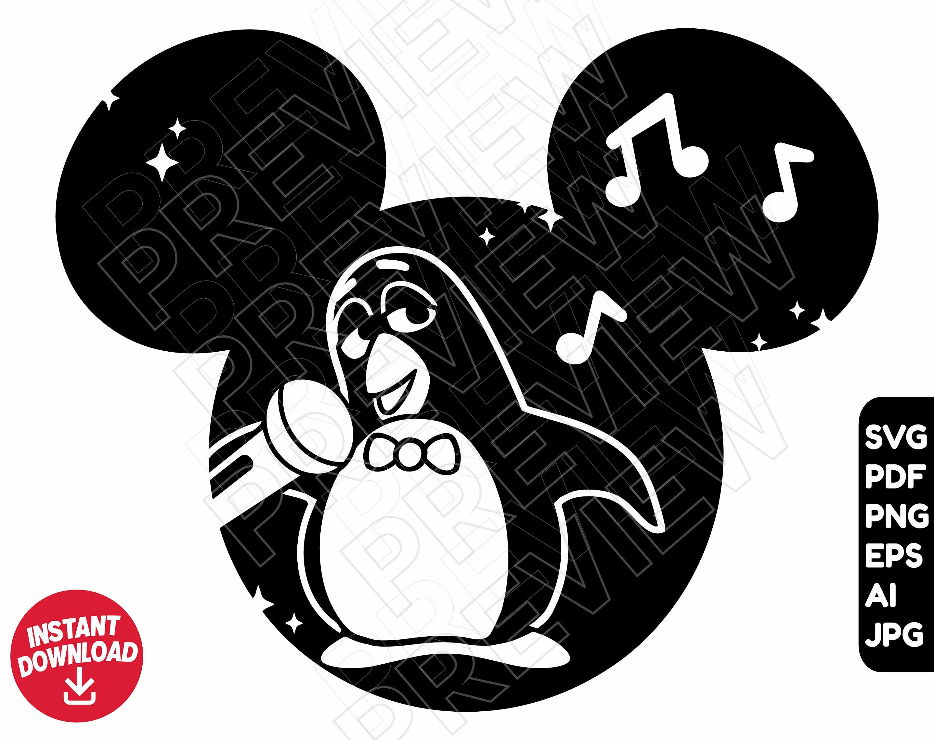 Toy Story SVG Wheezy Clipart Cut File Outline Silhouette | Etsy Canada