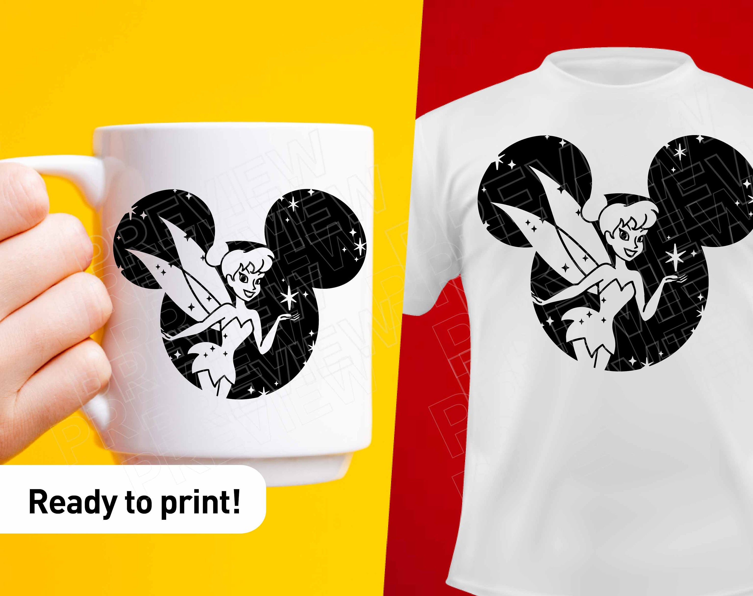 Tinkerbell SVG Fairy Magic Dxf Png Clipart Vector Cut File - Etsy Australia