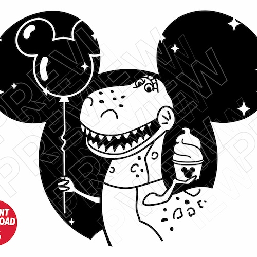 Rex SVG Png Clipart Toy Story SVG Vacay Mode Cut File - Etsy