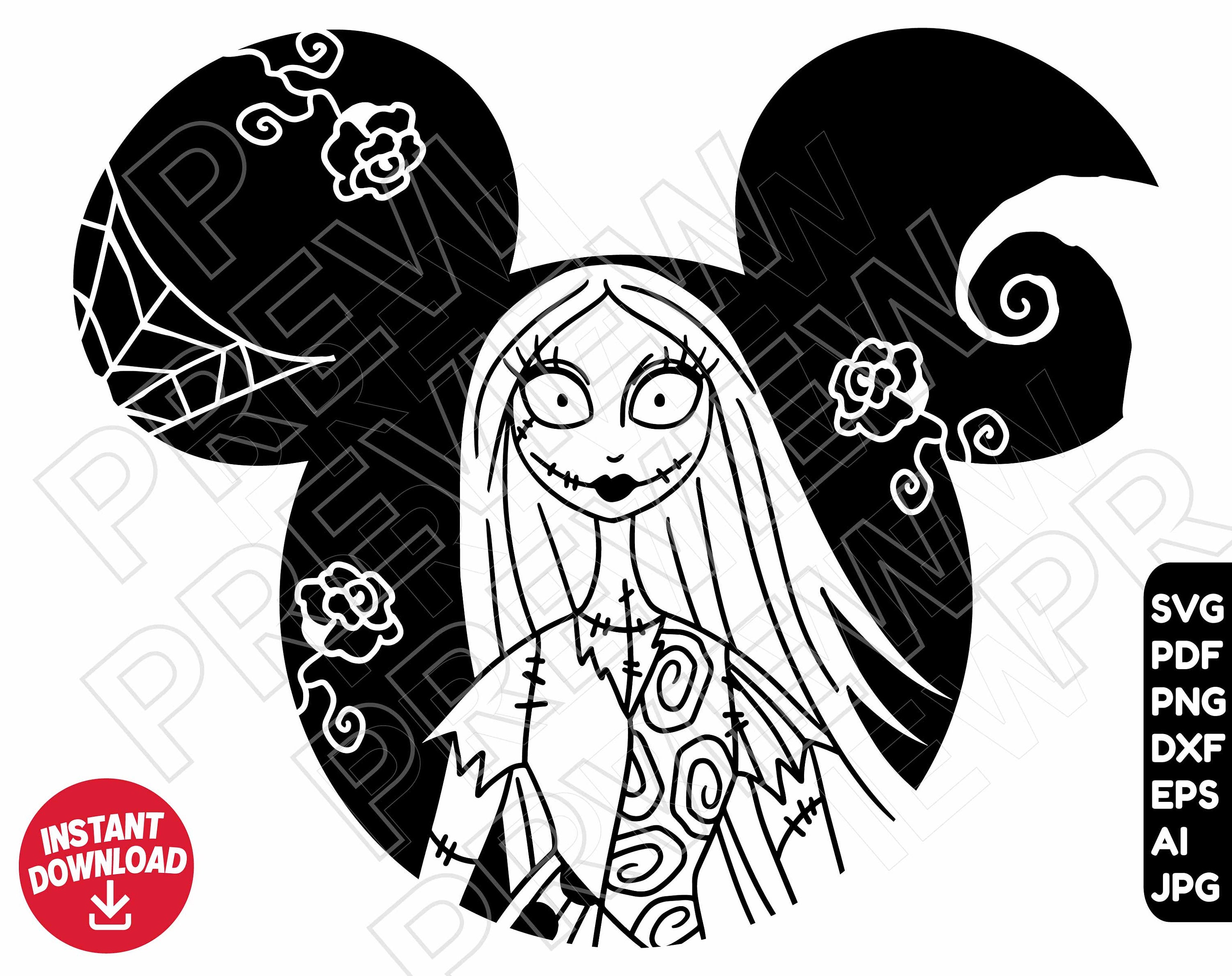 Sally From Nightmare Before Christmas Clipart Jack And Sally Dancing