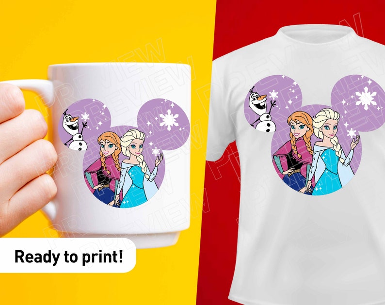 Frozen Ana Elsa SVG Ears Olaf Clipart Png Dxf Cut File - Etsy