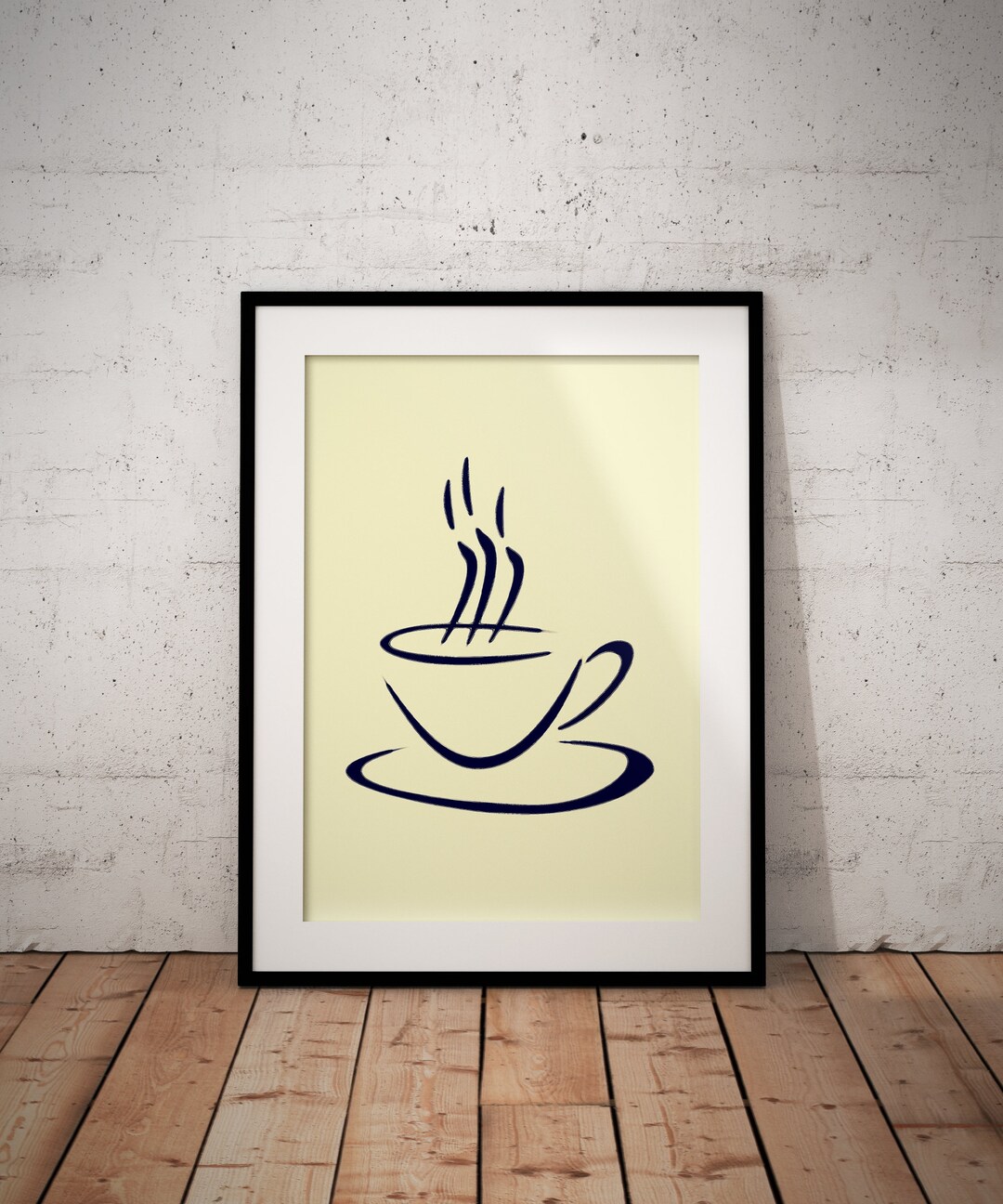 Coffee Lover Abstract Art Print - Etsy