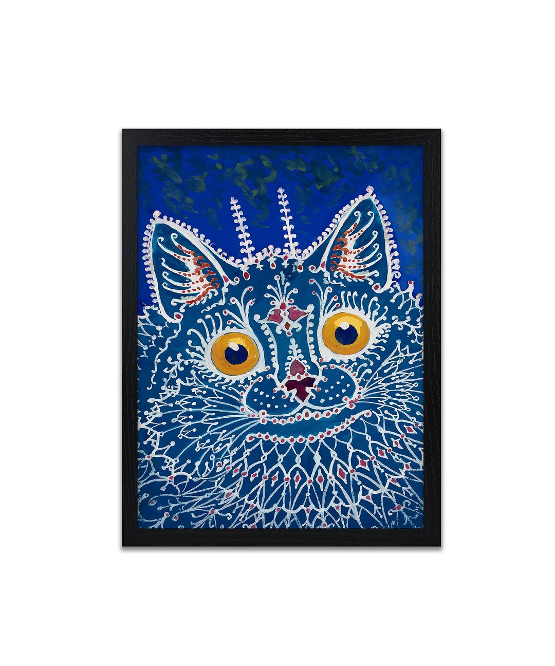 Colorful Cat Giclée Print – Modern Home Decor (frame Not Included ...