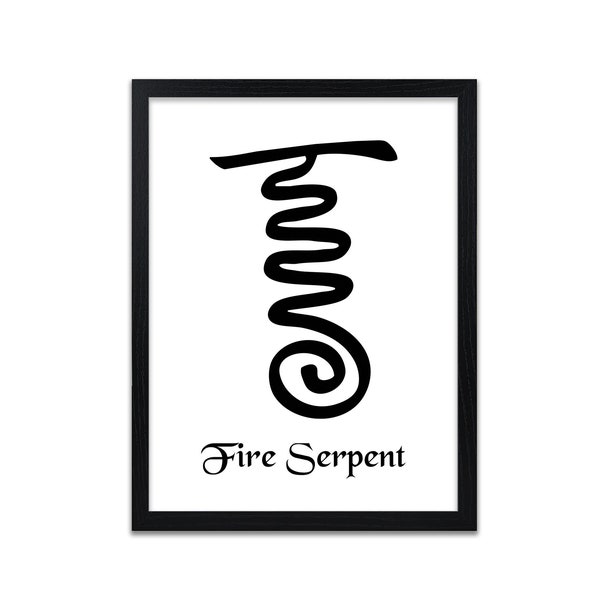Fire Serpent Symbol - Etsy