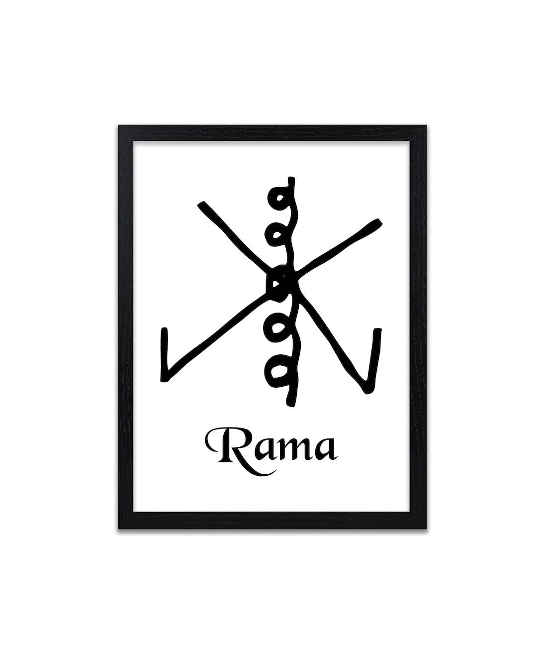 Reiki Rama Symbol Print Prints for Healing Reiki Symbols - Etsy